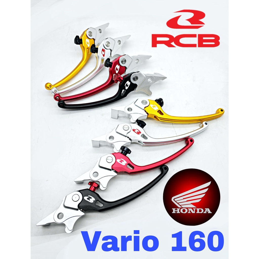 Brake & Clutch Lever Set RCB HONDA Vario 160 New Alloy Racing Boy ...