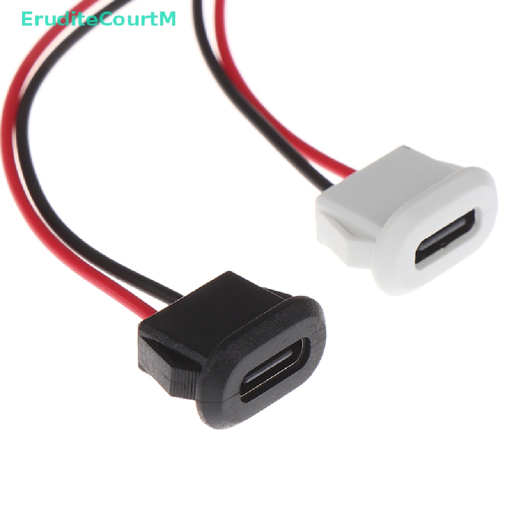 [EruditeCourtM] 2Pin USB-C TypeC Waterproof USB Connector Direct ...