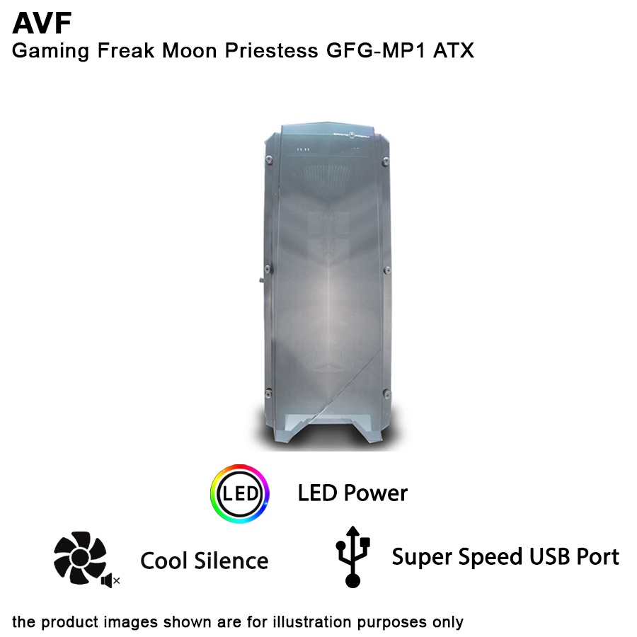 AVF Gaming Freak Moon Priestess GFG-MP1 ATX Gaming Chassis | Shopee ...