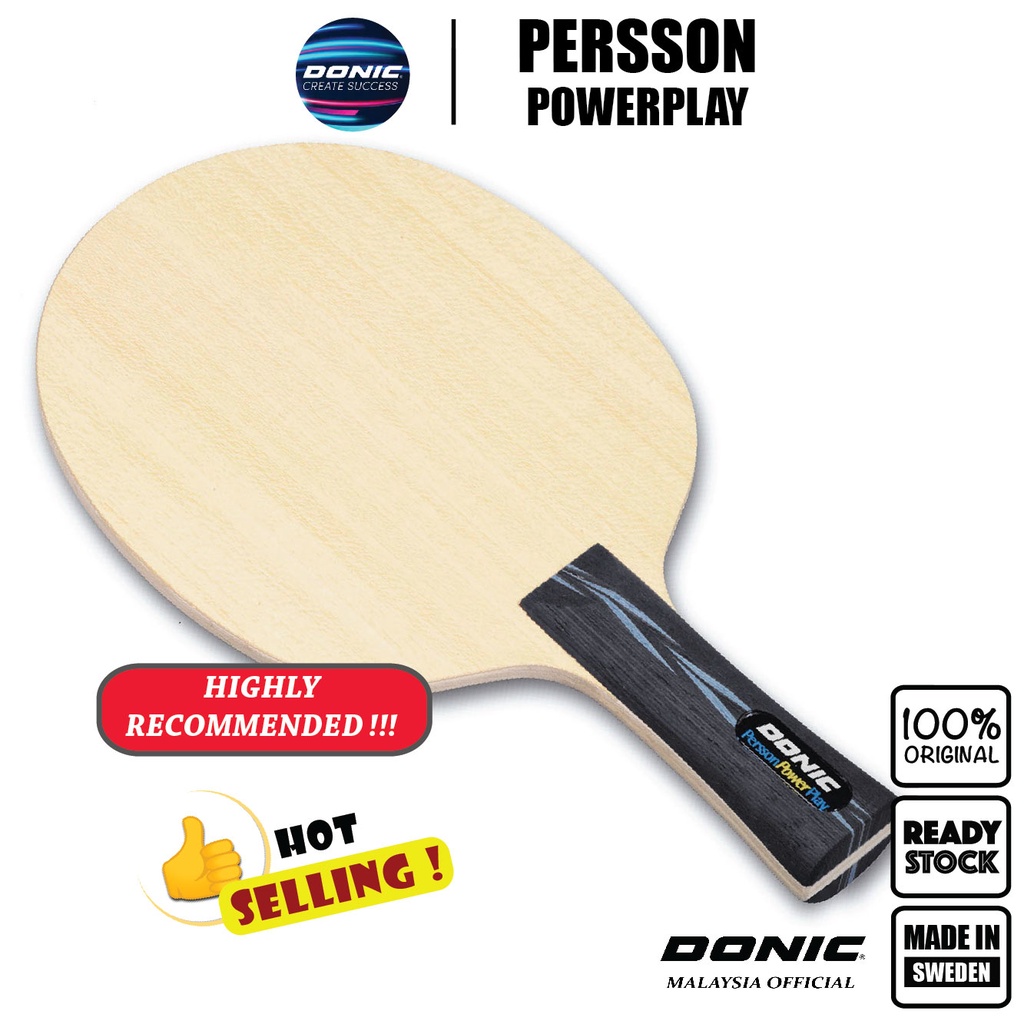 Donic Persson Powerplay Good Ball Feedback Table Tennis Blade | Shopee ...