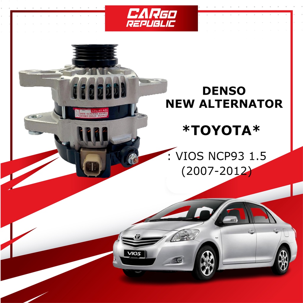 Toyota Vios Ncp93 1.5 (2007 - 2012) 100% Original Genuine Denso New ...
