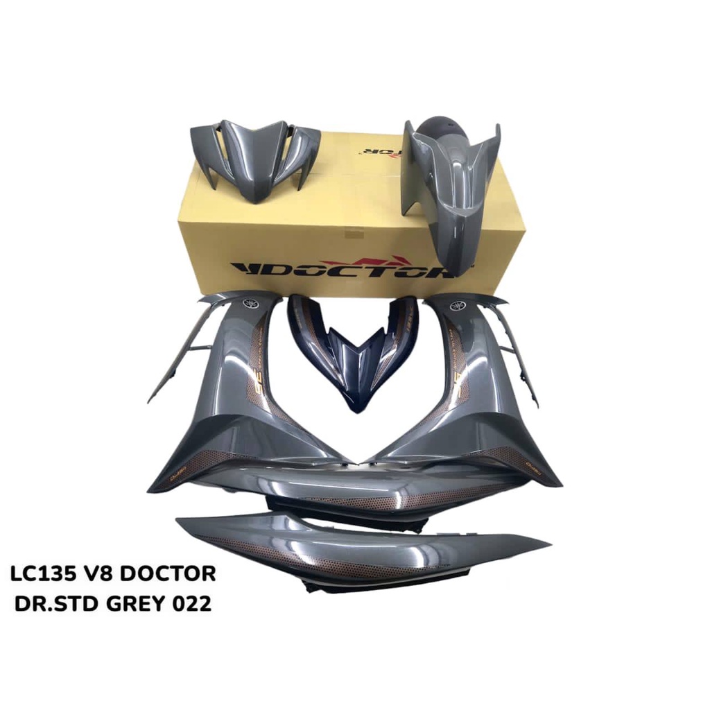 COVERSET BODYSET LC135 LC V8 DR STANDARD GREY ( GOLD ) FUEL INJECTION ...