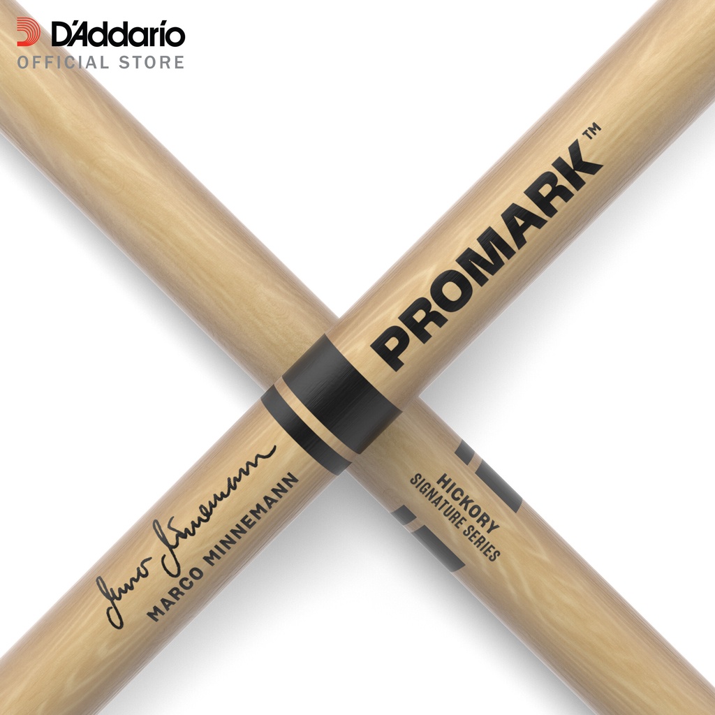 ProMark TX721W Marco Minnemann 721 Signature Hickory Wood Tip DrumStick ...