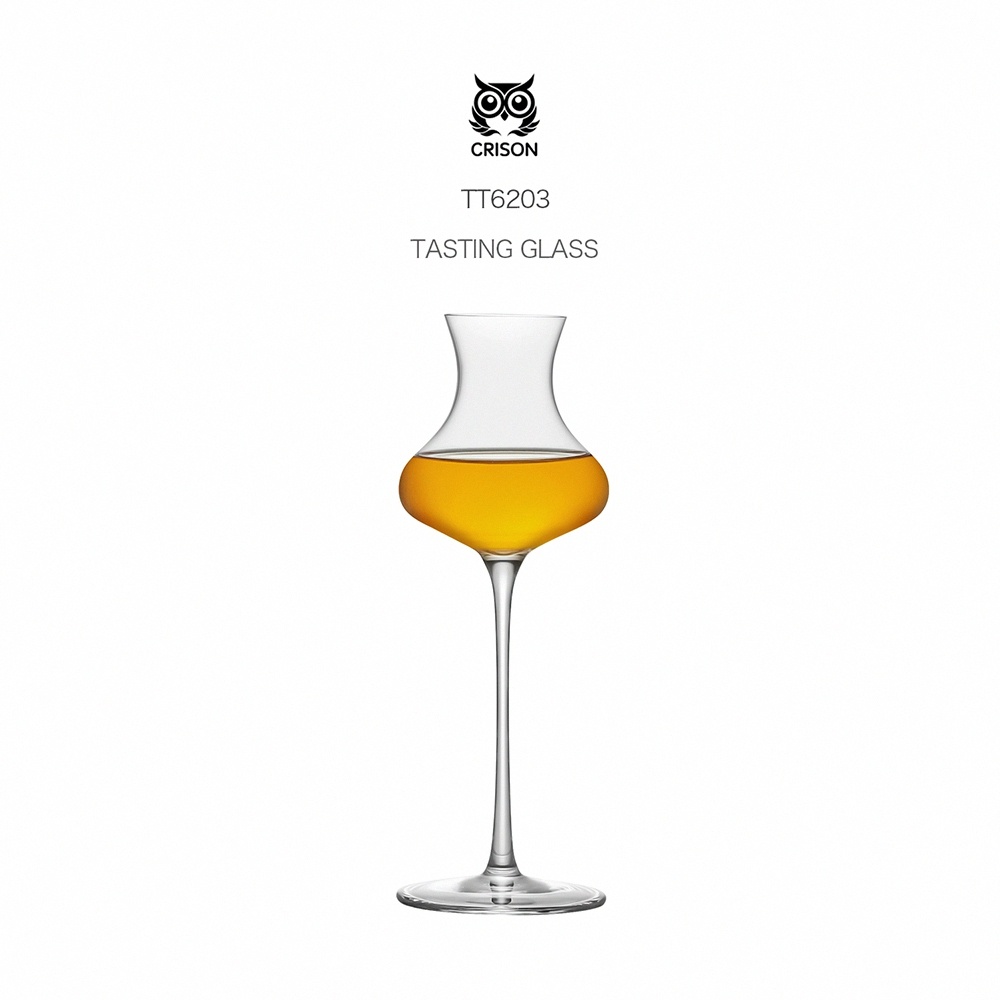 [CRISON] Tasting glass 135mL Tulip White Wine Goblet Crystal | Shopee ...