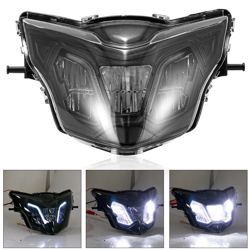 HPMP LC135 V1 V2 V3 V4 V5 V6 V7 V8 Y15ZR V1 V2 LC150 EX5 DREAM HEADLAMP LED HEAD LAMP LAMPU ...