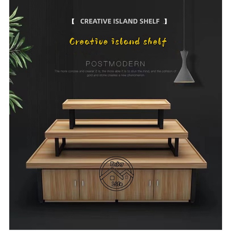 Three-storey supermarket shelf display stand mother and infant ...