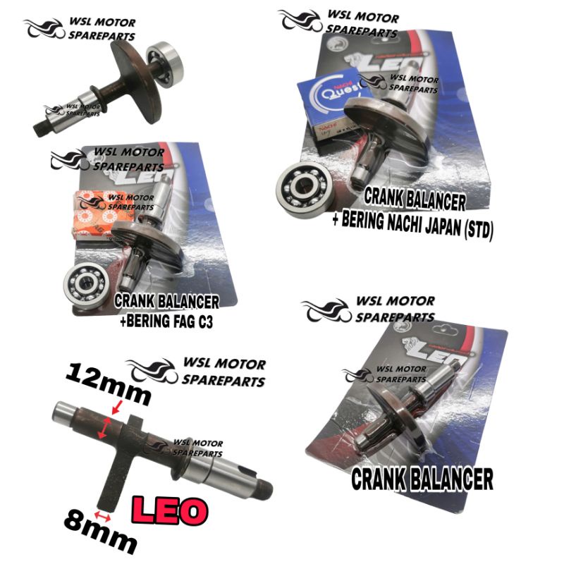 LEO RACING Y15ZR CRANK BALANCER +BEARING | Shopee Malaysia