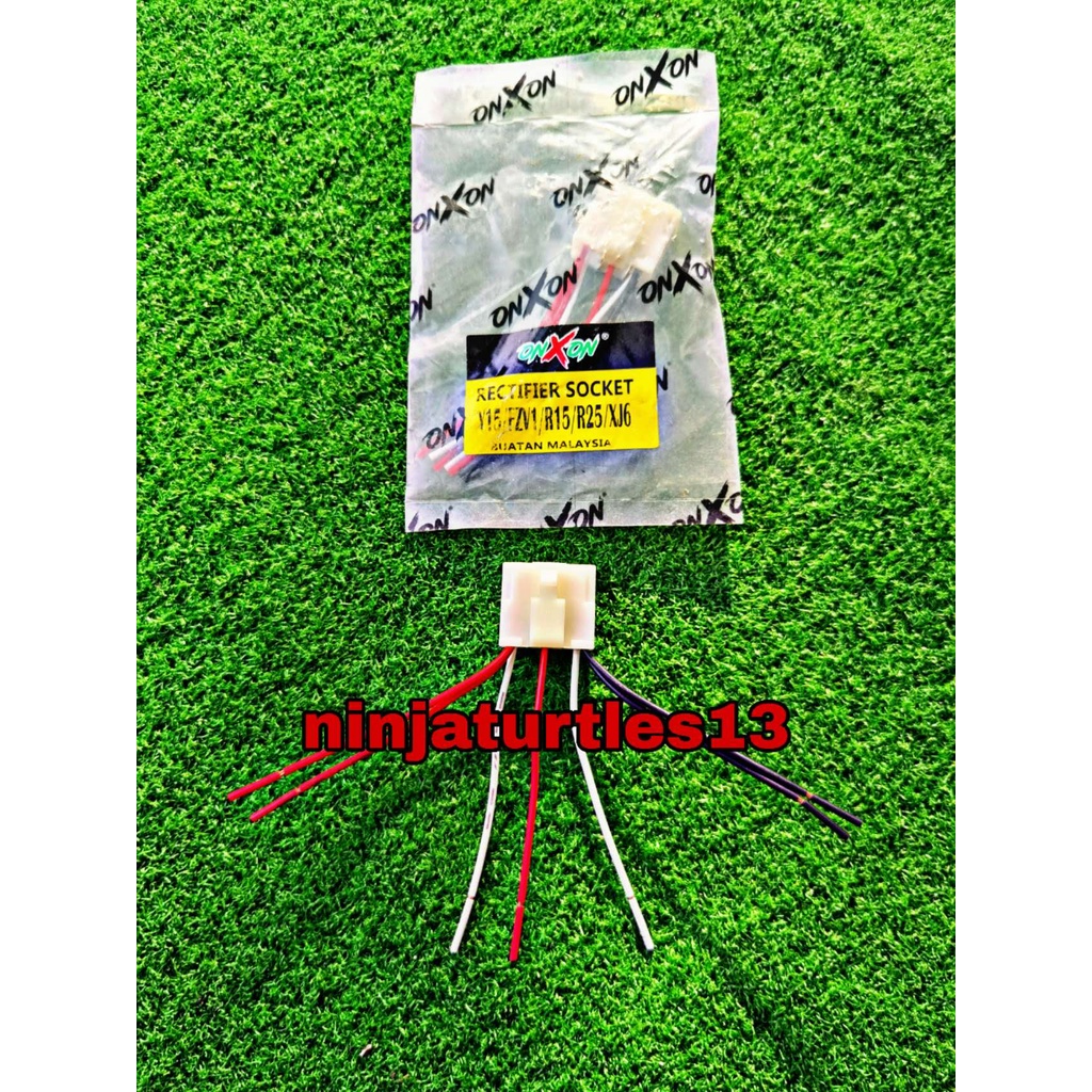 RECTIFIER REGULATOR SOCKET YZF MT25 R25 XJ6 YZF-R15 Y15 ZR FZ 150i NMAX ...