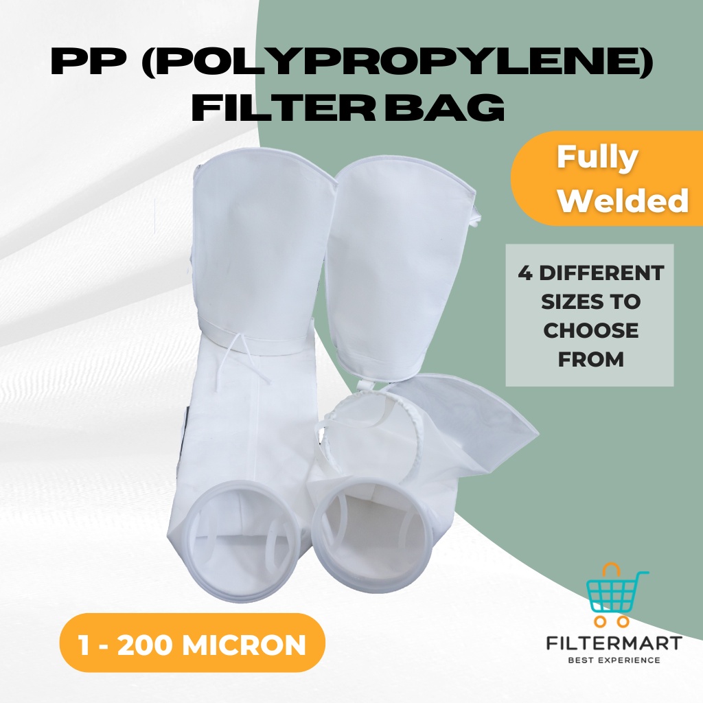[READY STOCK] PP POLYPROPYLENE FELT LIQUID FILTER BAG LIQUID FILTRATION ...