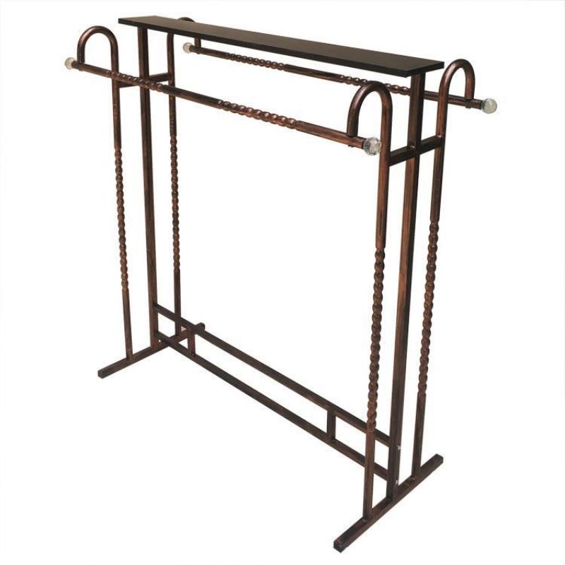 Iron clothing display stand,铁艺服装展示架 detachable. Iron clothing store ...