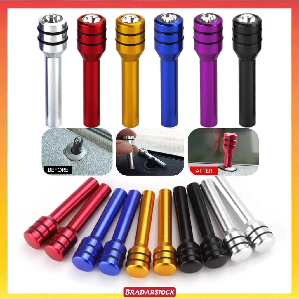 Aluminum Interior Door Lock Knob Pins for Car Truck kancil kenari ...