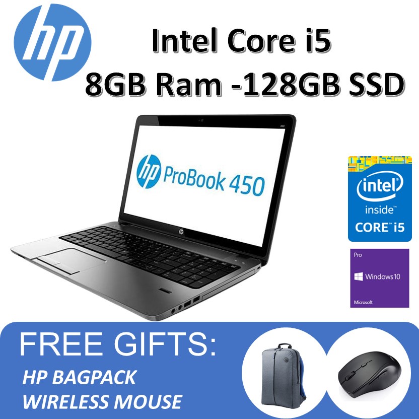 HP Elitebook G3 850 / PROBOOK G3 450 ( Intel® Core™ i5-6200U / 8GB RAM / 512GB SSD / 15"6INCH ...