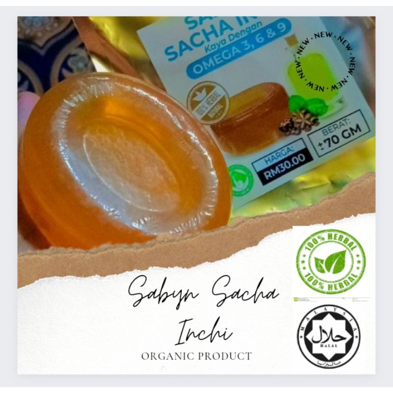 SABUN SACHA INCHI ORIGINAL ORGANIC PRODUCT | Shopee Malaysia