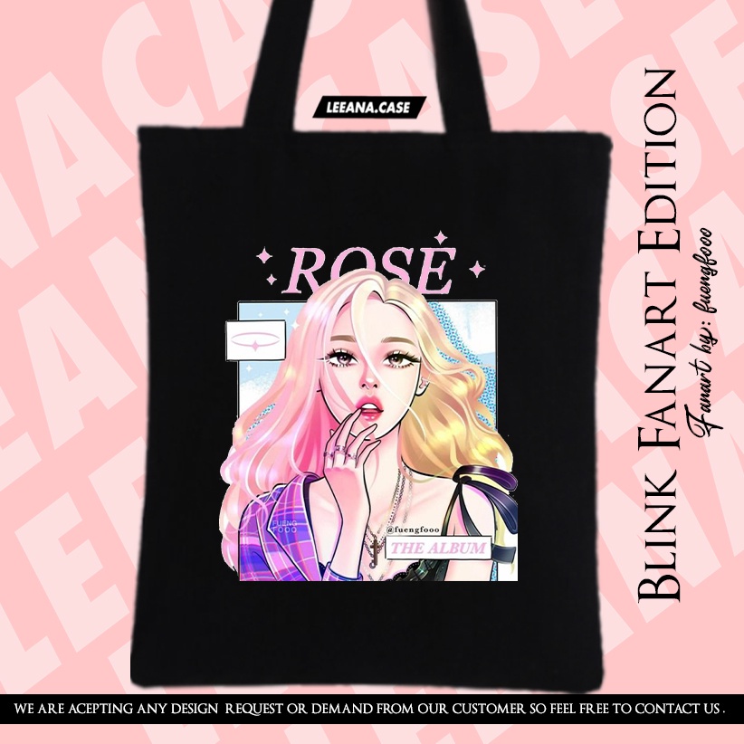 BLINK FANART TOTE BAG (BLACKPINK) | Shopee Malaysia