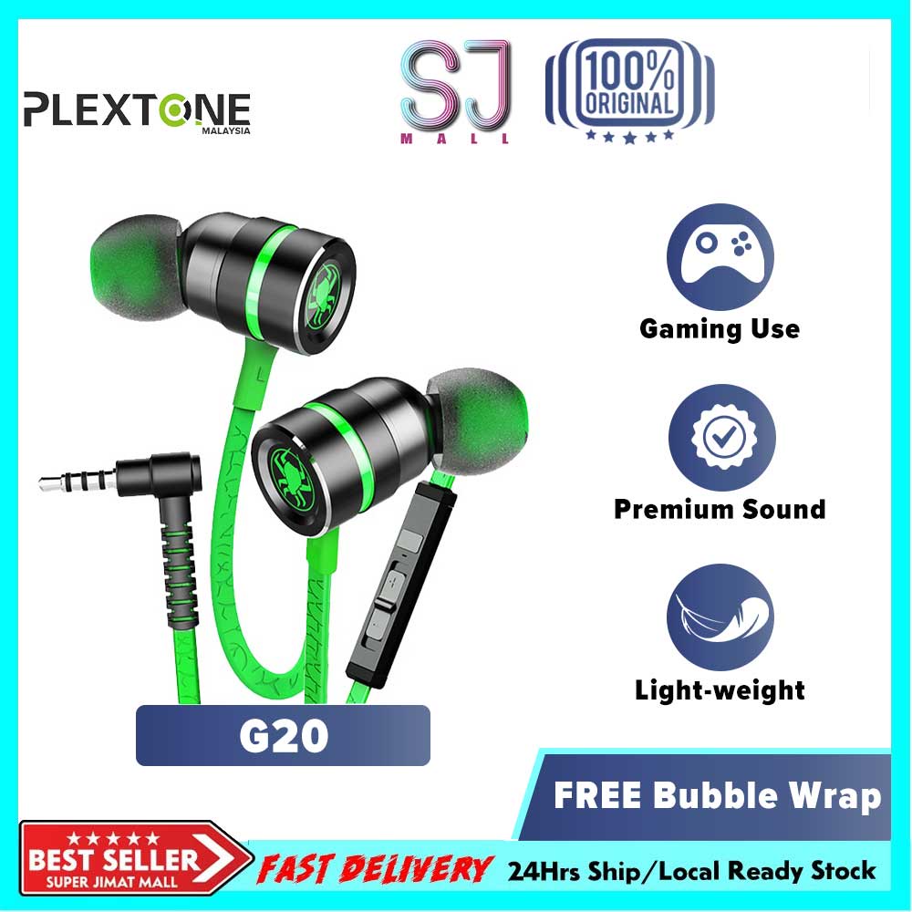 PLEXTONE G20 Mark III Earphone Gaming Noise Cancelling Earphone With ...