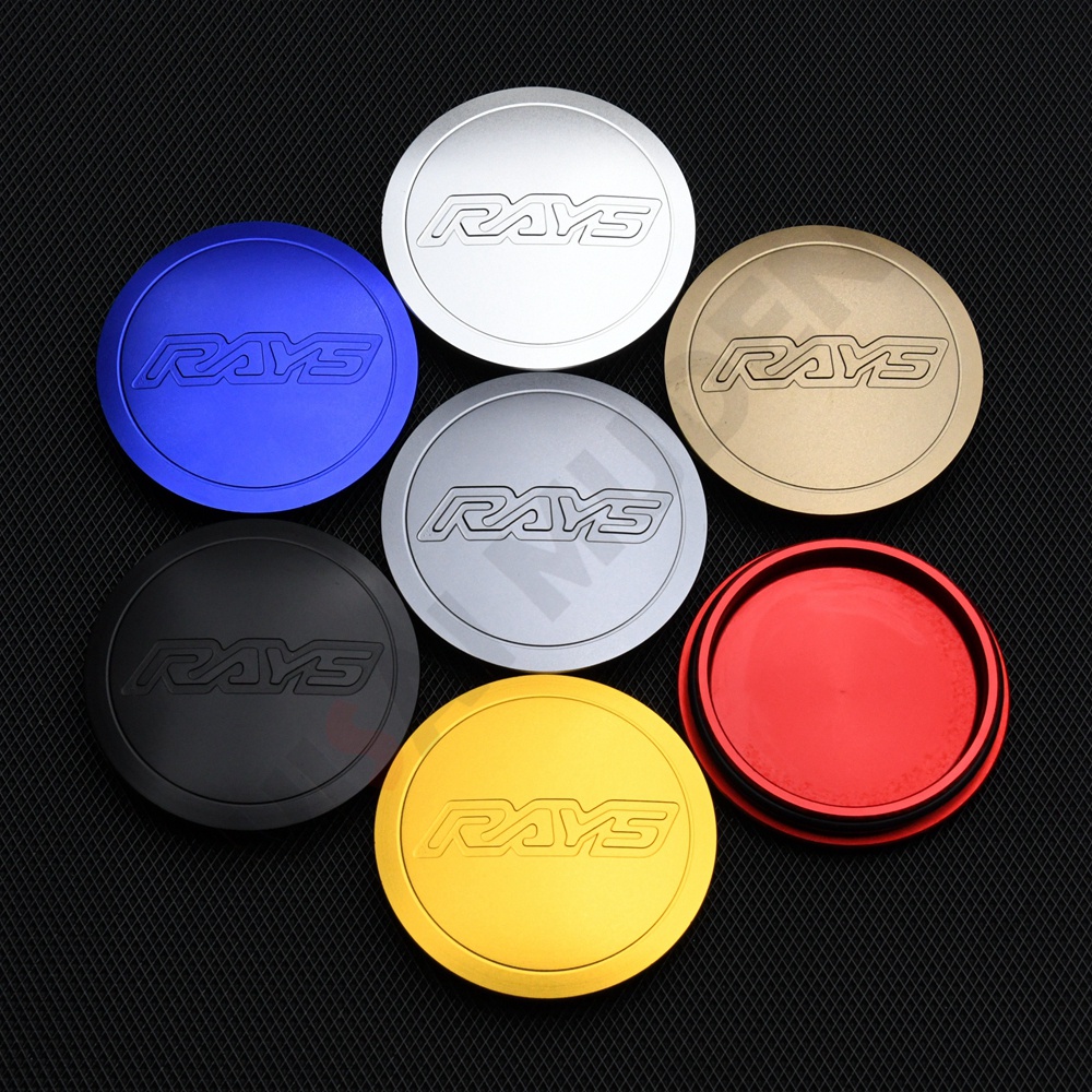 1PC 3D Logo Emblem RAYS Wheel Cap 60MM 61MM 62MM Alloy Wheel Cover Cap ...
