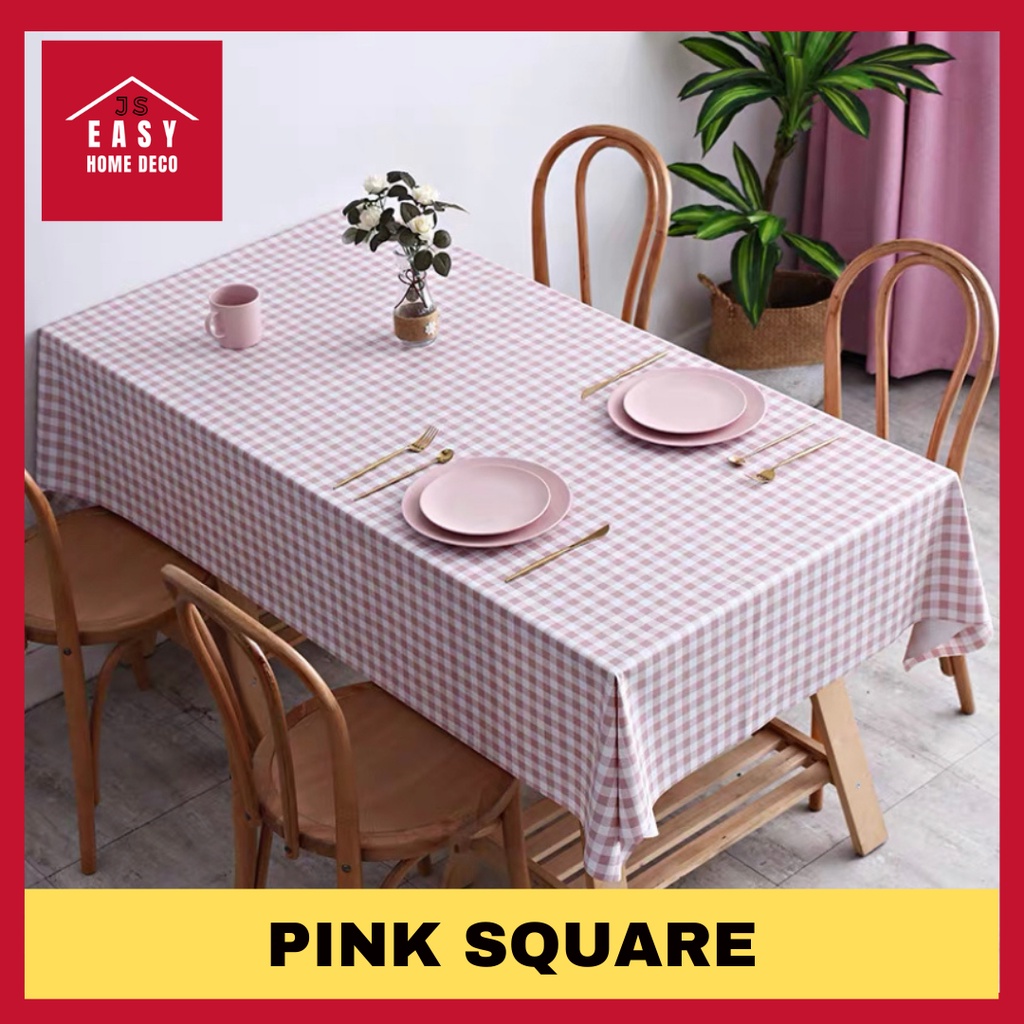 Table Cloth Dining Table Cover PVC Kitchen Picnic Mat Nordic Decoration ...