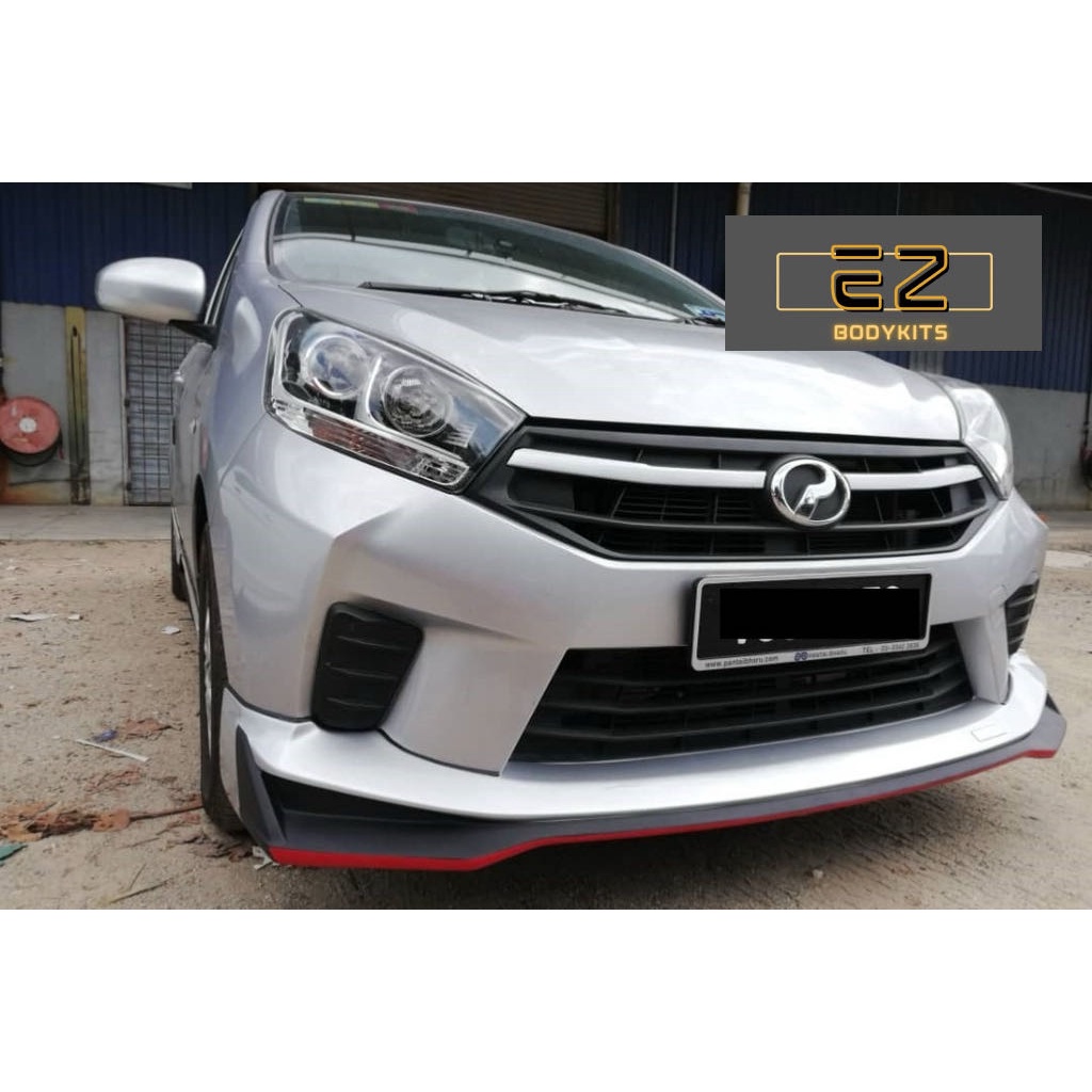 Perodua Axia 2017 Drive 68 Bodykit Skirting D68 With Paint | Shopee ...