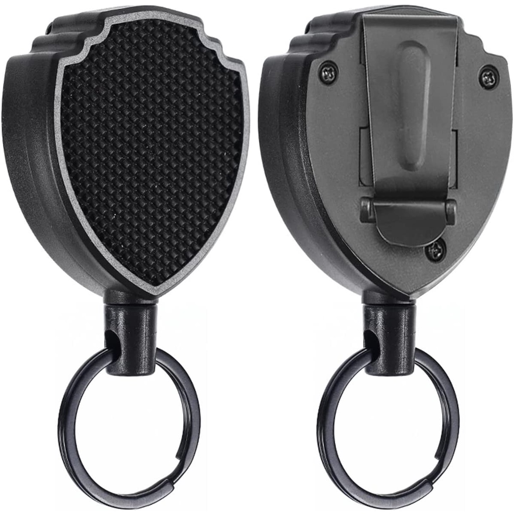 1-Pack Retractable Keychain Heavy Duty,Carabiner Badge Holder,39.3 inch ...