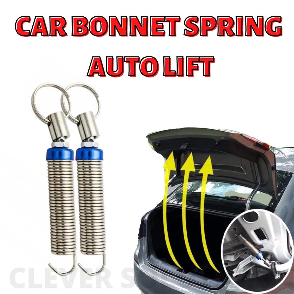 2PCS Car Bonnet Spring Lid Lifting Spring Remote Open Device Adjustable ...