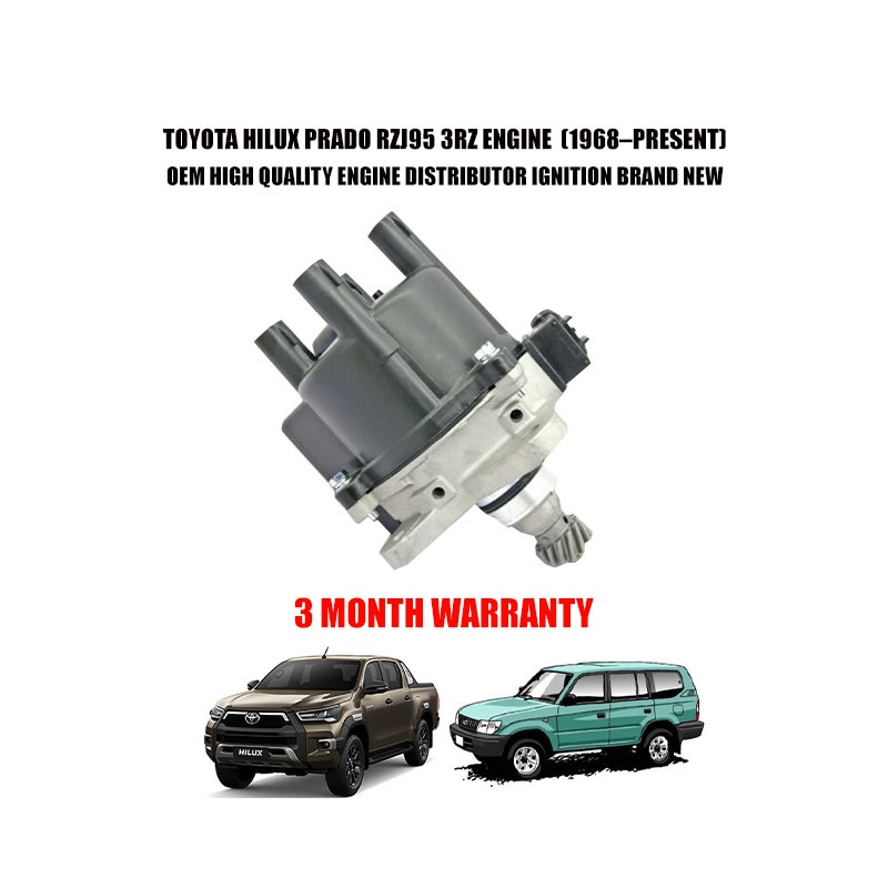 TOYOTA HILUX PRADO RZJ95 3RZ ENGINE (1968–PRESENT) ENGINE DISTRIBUTOR ...