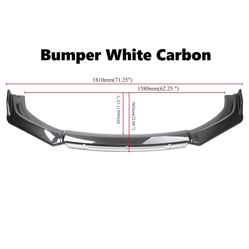 Toyota Altis 2014-2018 Front Bumper Diffuser Lip Wrap Angle Splitters ...