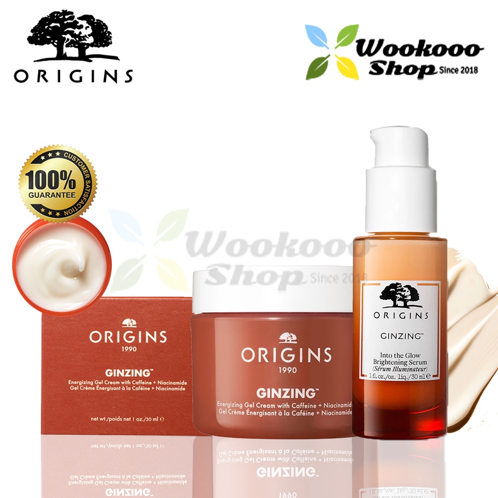 NEW PACKING!! Origins GINZING™ Energizing Gel Face Cream 30ml / 50ml - Into The Glow Brightening ...