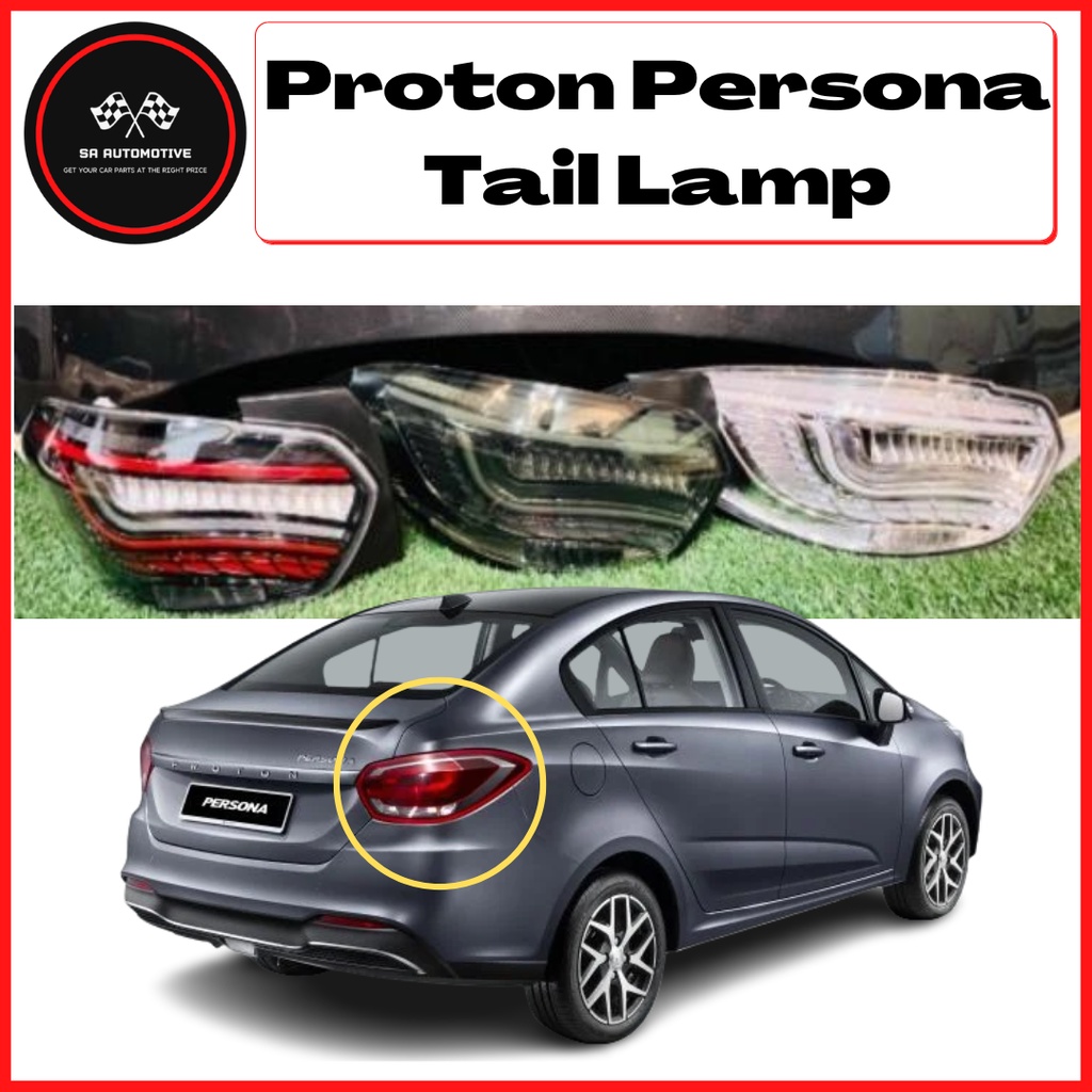 Proton Persona VVT 2016-2022 Dragon Scale Tail Lamp Tail Light Running ...