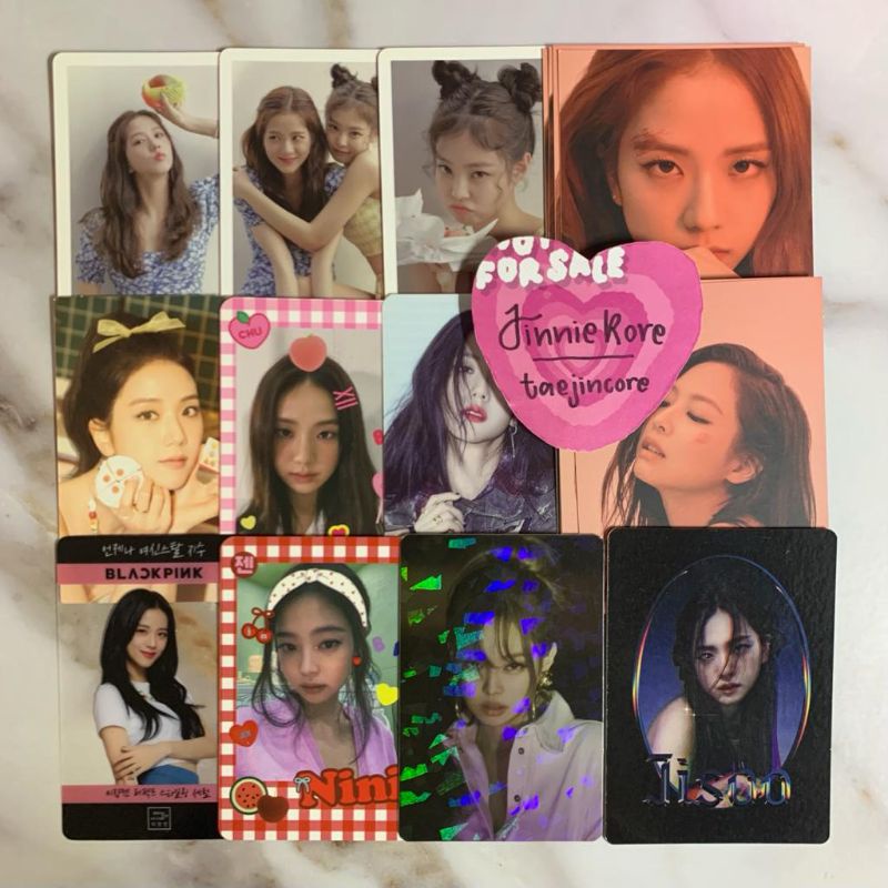 Blackpink JISOO JENNIE OFFICIAL PHOTOCARD WELCOMING COLLECTION 2020 Wc20Pc BP JENSOO BABY UNIT ...