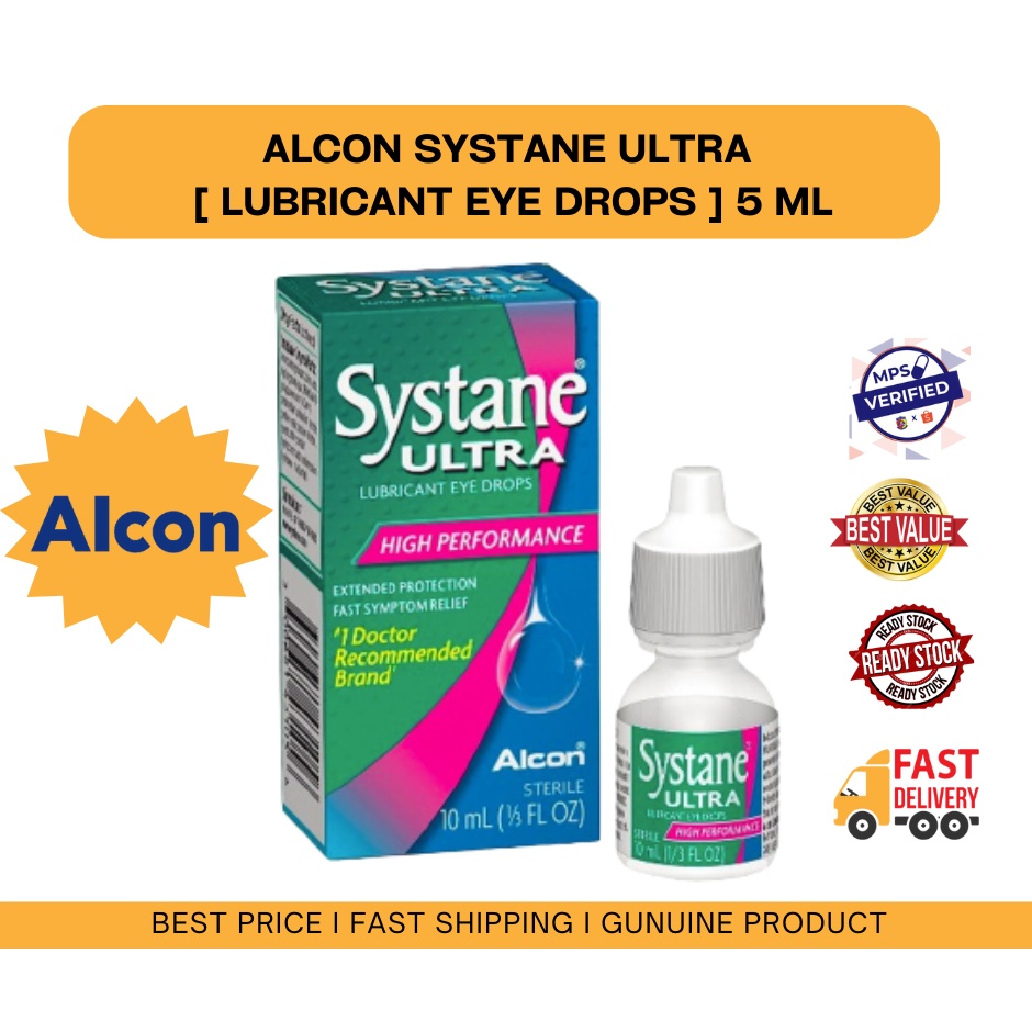 ALCON SYSTANE ULTRA [ LUBRICANT EYE DROPS ] 5 ML | Shopee Malaysia
