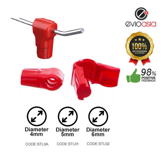 Anti-Theft Security Magnetic Stop Lock for Hook Retail Red 4mm / 5mm ...