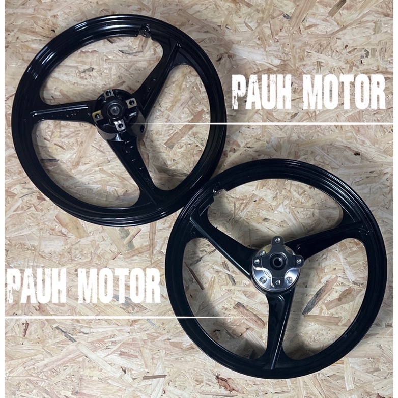 SPORT RIM 3 BATANG HITAM KILAT CUSTOM SIAP ADEPTER PNP Y15ZR | Shopee ...