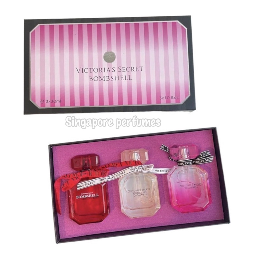 Victoria's Secret Bombshell Eau de perfume 3in1 Gift Set ( 3x30ml ) | Shopee Malaysia