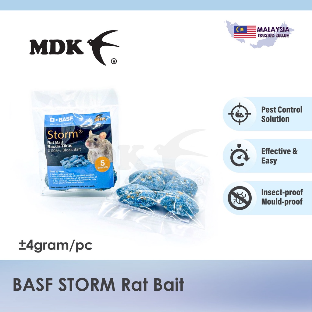 Storm / Storm Securable Rat Bait / Rodenticide Wax Block / Selontra ...