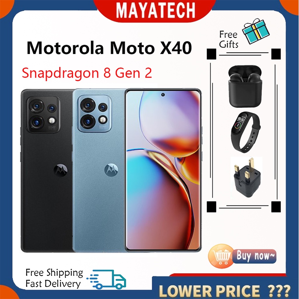 Motorola Moto X40 Snapdragon 8Gen 2 125W Fast Charging 165Hz Dual SIM ...