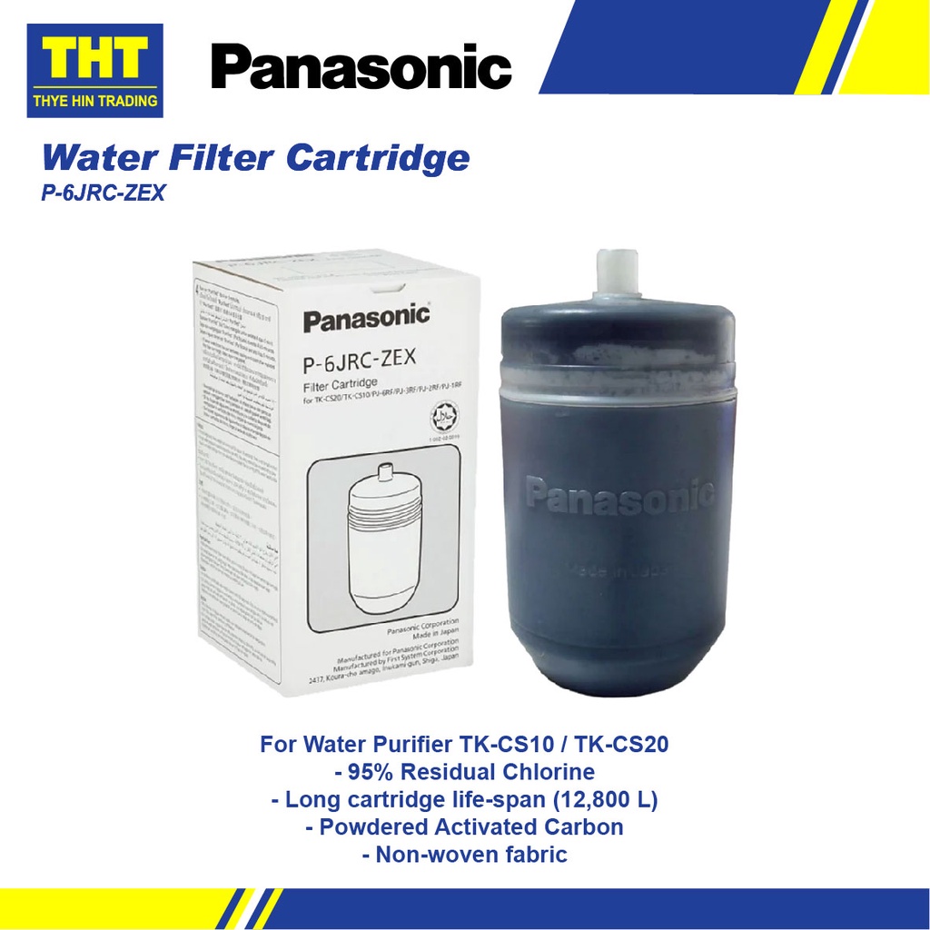 Panasonic Cartridge Filter P-6JRC for Water Purifier (TK-CS10 / TK-CS20 ...