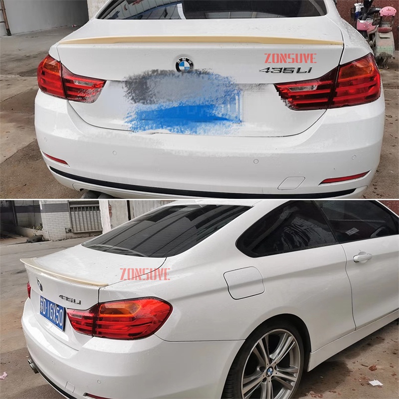 For BMW 4 Series Coupe F32 Spoiler 2013-2020 Year P Style Sport ABS ...