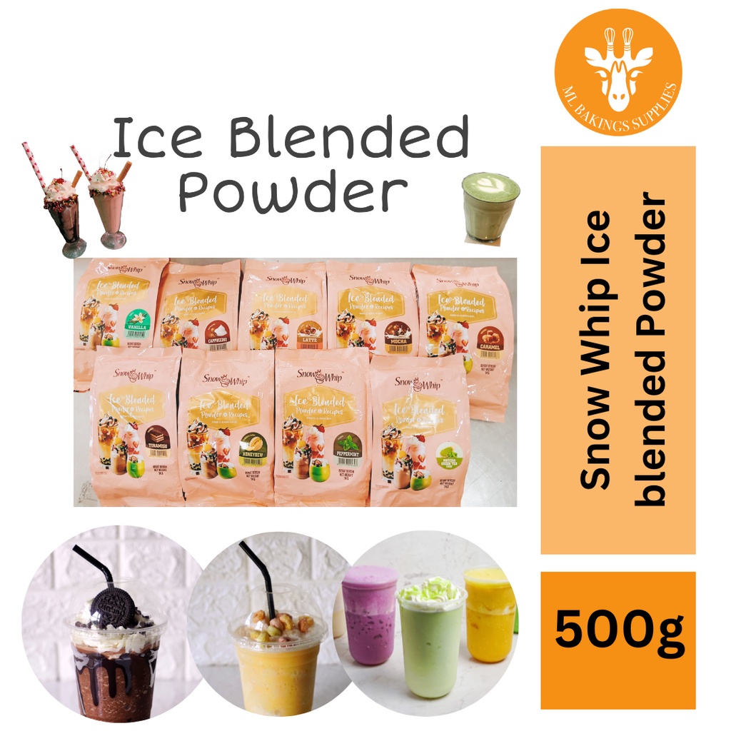 [READY STOCK] 500g Repacked Snow Whip Ice Blended Powder/ Serbuk Ice ...