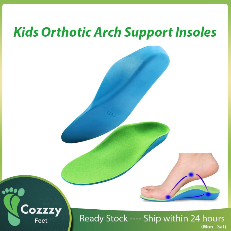 Kid Orthopedic Arch Support Insole Pad Cushion Flat Feet Plantar ...
