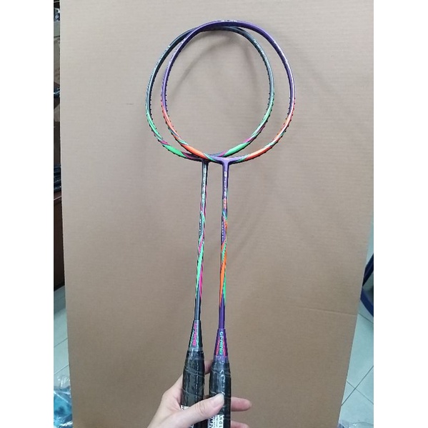 Li Ning G-Lite 82 Badminton Racquet (AYPM286) (purple/orange)(grey ...