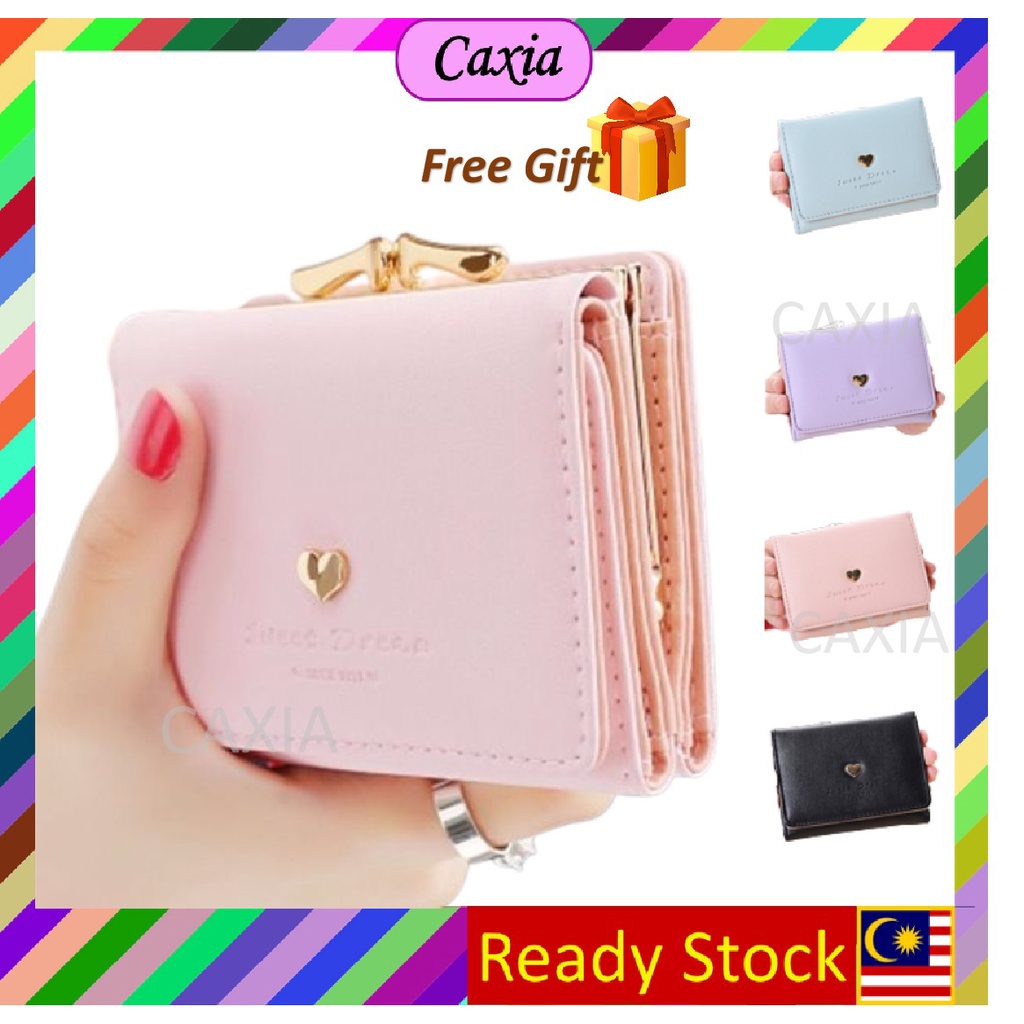 CAXIA Mini Purse Women Short Wallet Woman Small Bag Dompet Perempuan ...