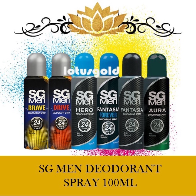 SG MEN DEO SPRAY 100ML | Shopee Malaysia