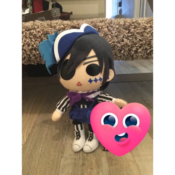 Teddy Bear Black Butler Ciel Phantomhive Doll (Black Butler) | Shopee ...