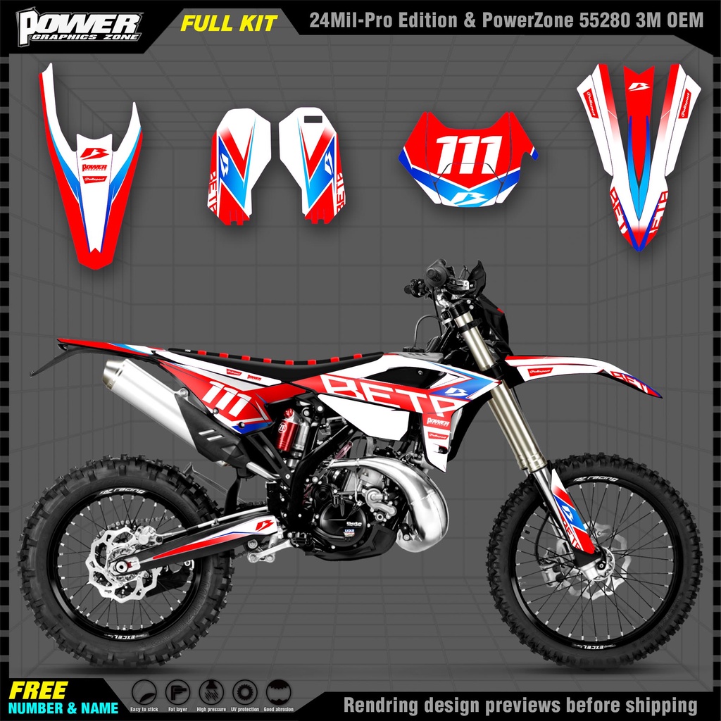 PowerZone Custom Team Graphic Decal & Sticker Kit For BETA 2020 2021 ...