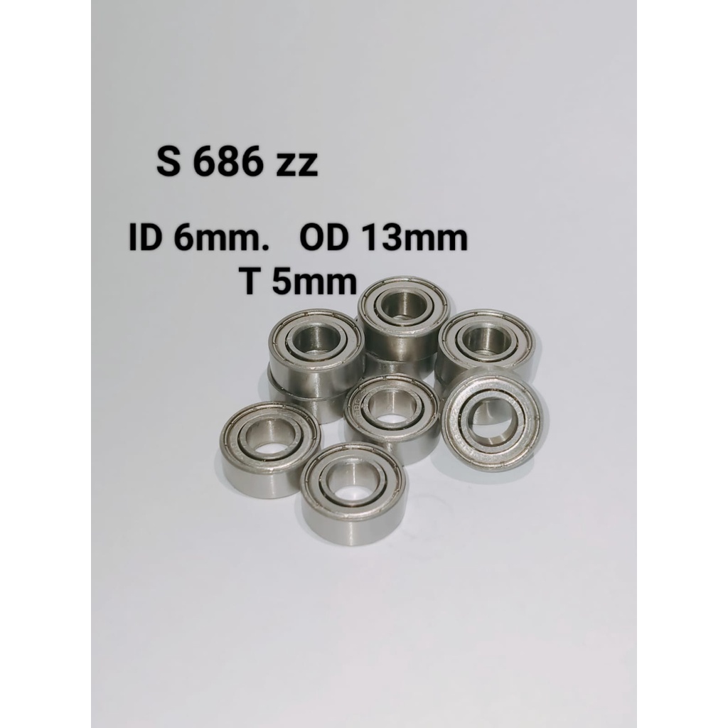 Bearing S 686 zz contains 1 pcs | Shopee Malaysia