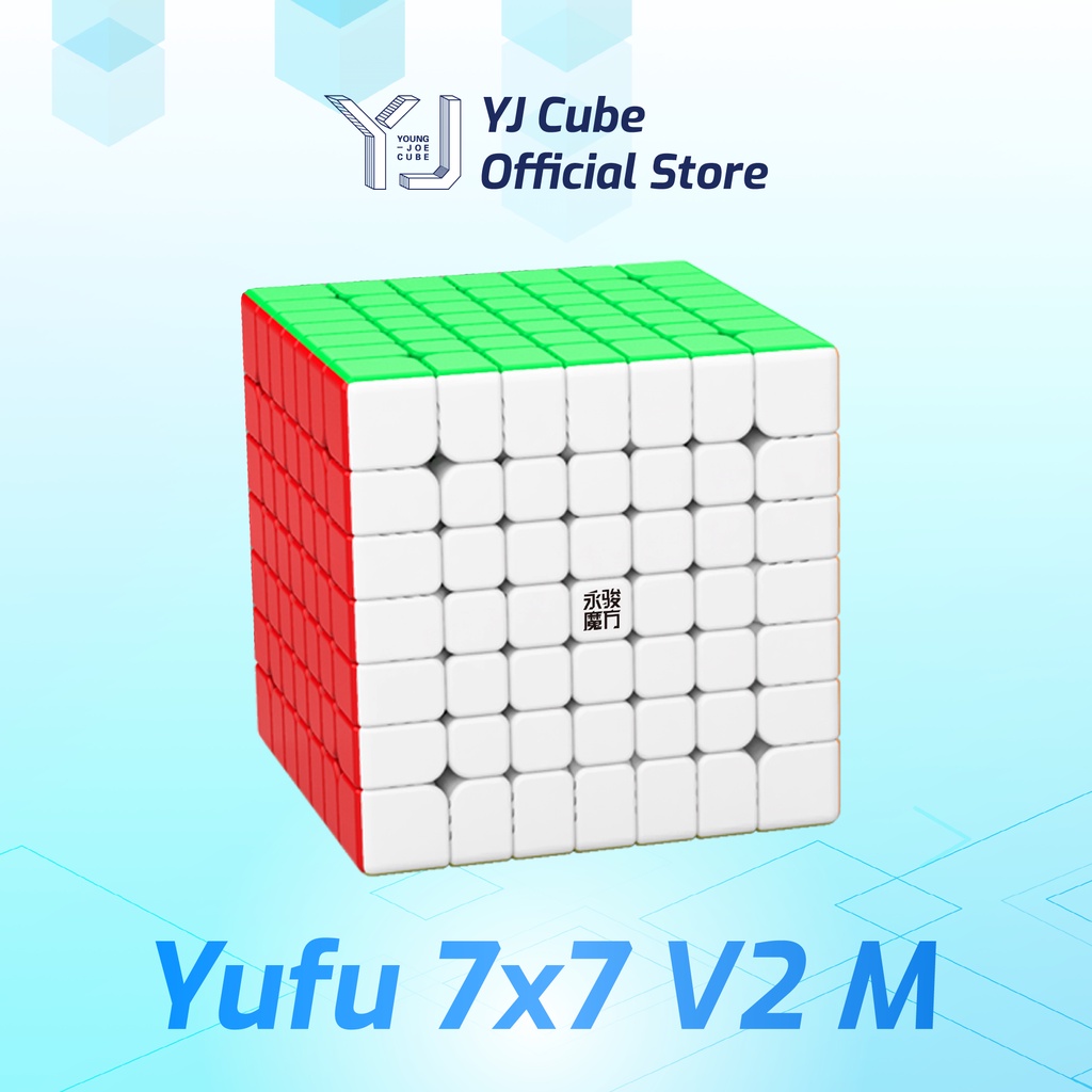[YJ Official Store] Yufu 7x7 V2 M, 7x7 Magnetic Speed Cube Stickerless ...