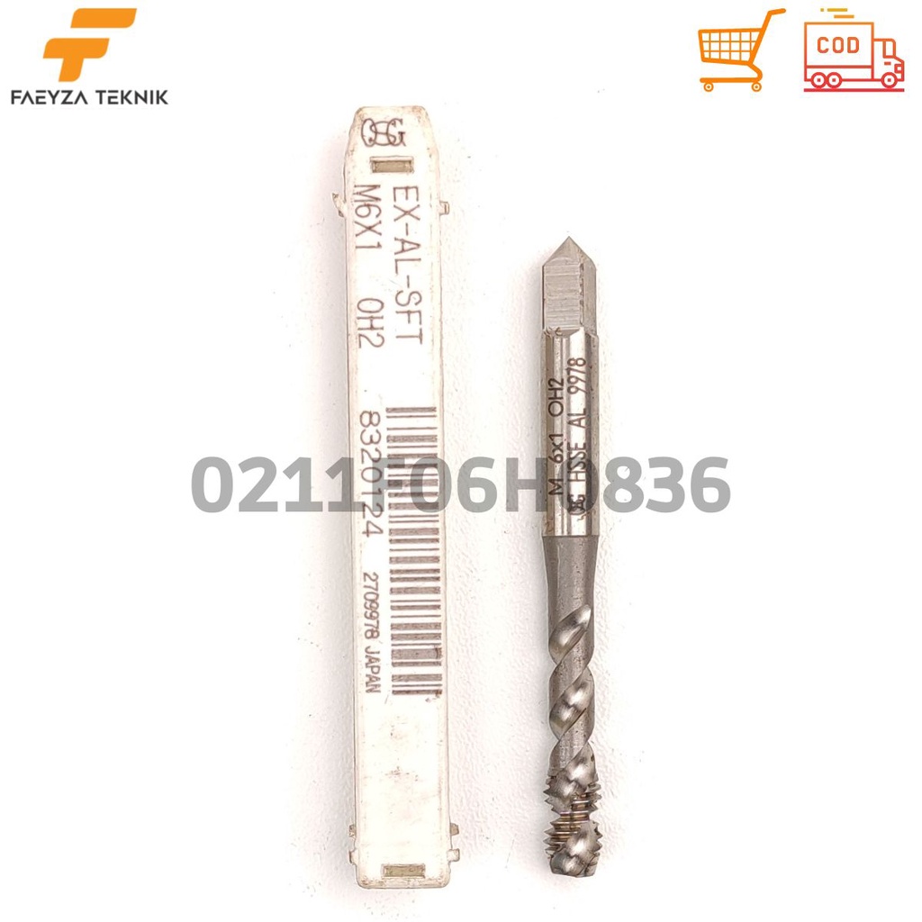 MESIN Hand Tap Machine M6 x 1.0 Spiral OH2 OSG Not Yamawa | Shopee Malaysia
