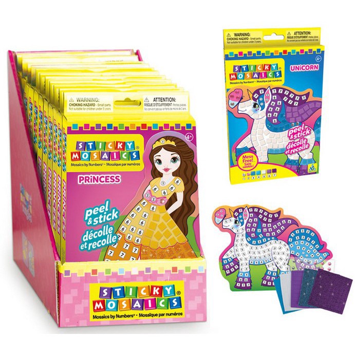 Stiker Sticky Mosaics Activity for kids / sticker puzzle | Shopee Malaysia