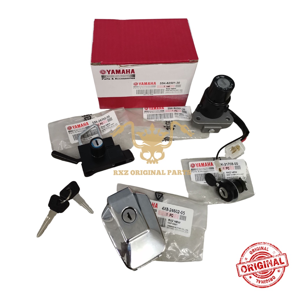 Yamaha Set Kunci Rxz Original main lock switch | Shopee Malaysia