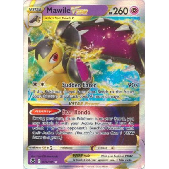 Pokemon tcg Mawile VSTAR - 071/195 - Ultra Rare Sword & Shield: Silver Tempest | Shopee Malaysia